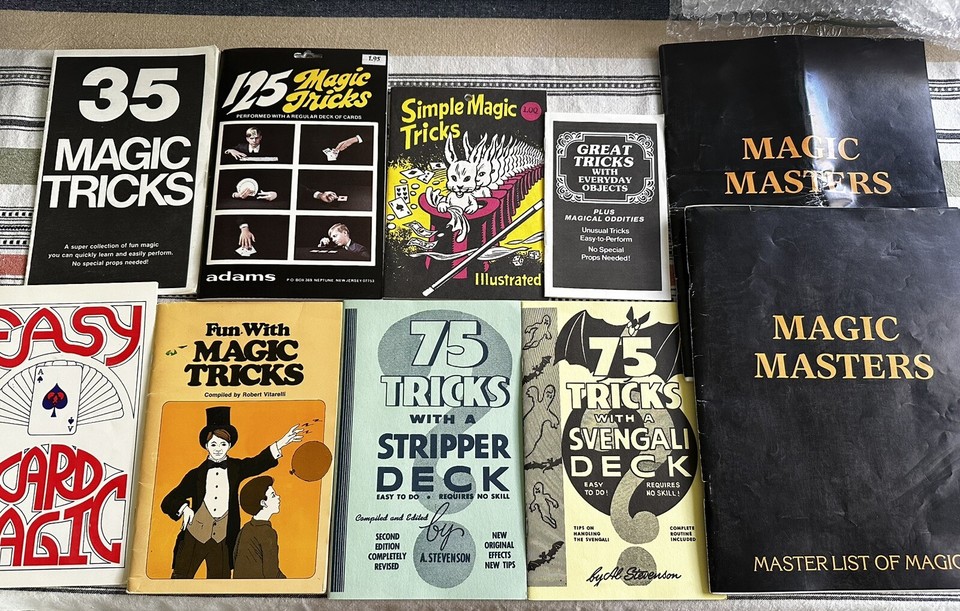 Vintage 1987 GREAT HOUDINI DELUXE MAGIC SET #954 + Extra sets by ...