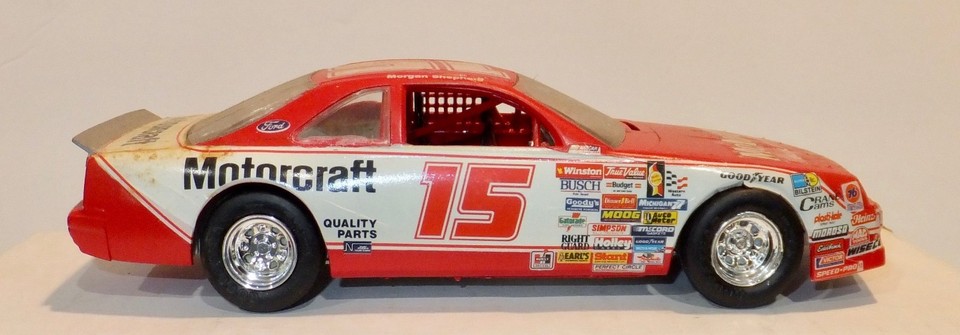 AMT Morgan Shepherd Motorcraft Ford Thunderbird #15 Stock Car Built Kit | eBay