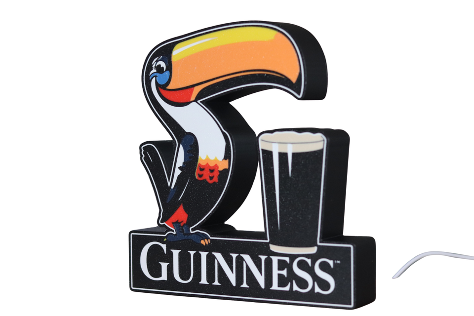 Guinness Toucan Lightbox includes LED lighting | eBay UK