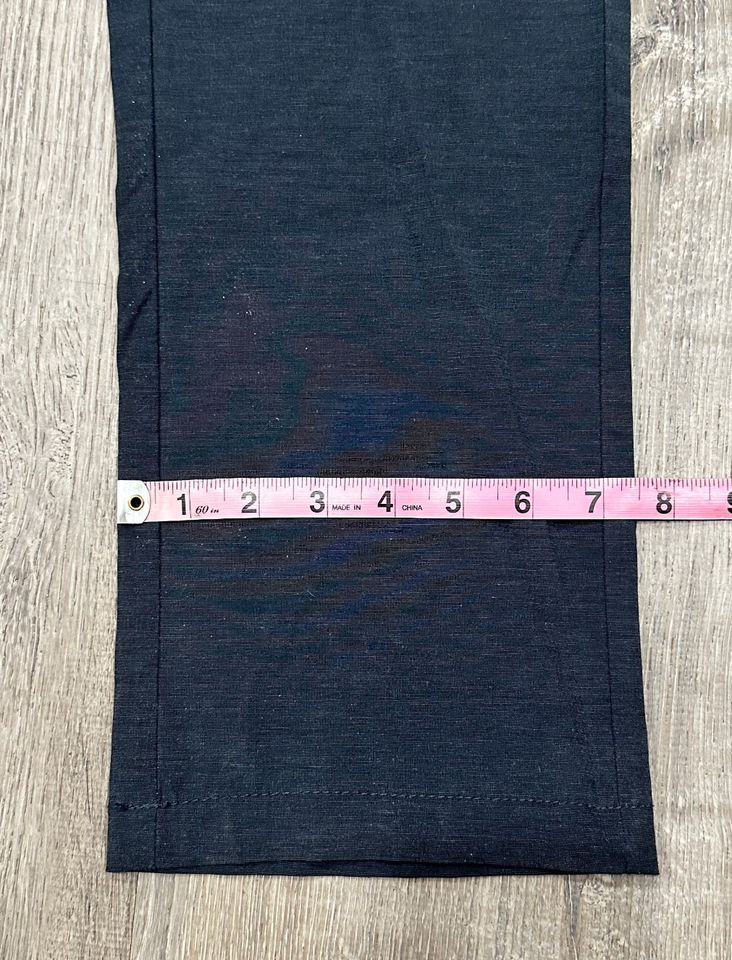 Linksoul Pants Men's 33R Navy Performance Flat Front Golf Chino Stretch ...