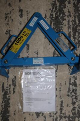 MORSE MODEL 92 DRUM LIFTER 1000 LB CAPACITY SERIAL # 420766 DRUM ...