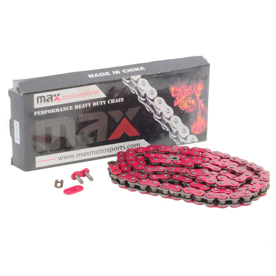 520 Motorcycle Atv Non O-Ring Drive Chain 520-Pitch with 1 Connecting ...