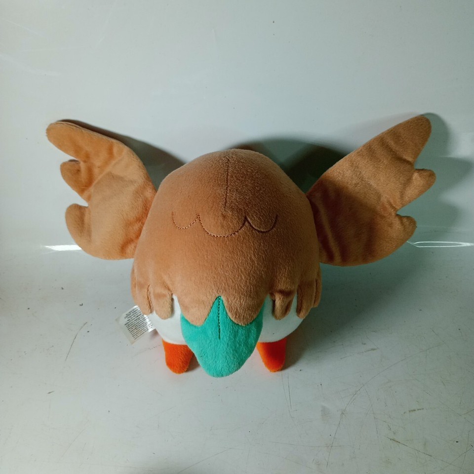 Angry rowlet soft toy Pokemon Plush Tomy Owl 2017 | eBay UK