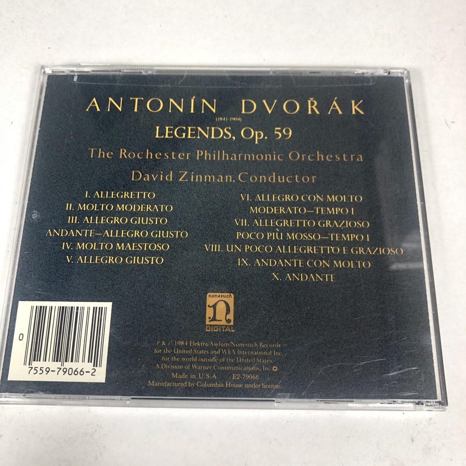 Dvorak: Legends - AUDIO CD | eBay
