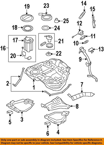 Used Fuel Pump fits: 2008 Subaru Legacy Pump Assembly 2.5L w/o turbo ...