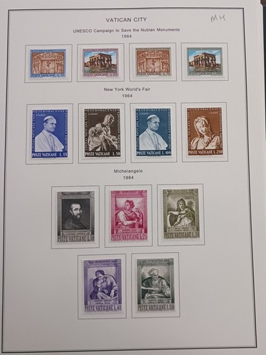 VATICAN - 1964 - LOT OF STAMPS ON ALBUM PAGE - MH | eBay