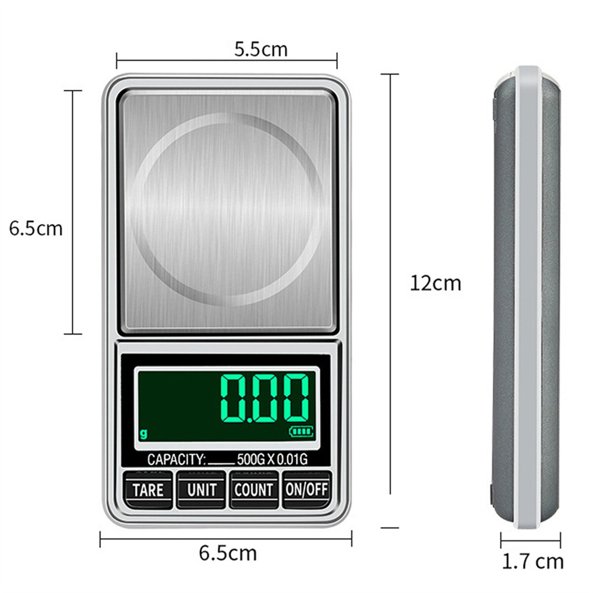 Portable Pocket Electronic Scales Jewellery Gold Weighing Mini Digital ...