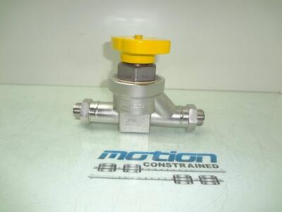 Swagelok Nupro 6L-LD16-AAXX-YW LD Series Diaphragm Valve, 3/4" Tube ...