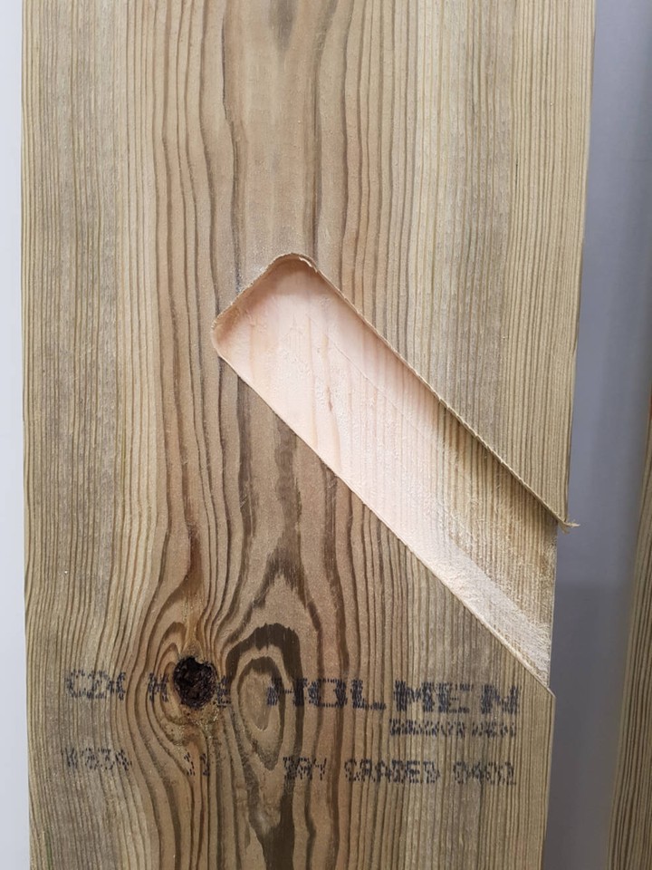 Bespoke Wooden Step Stairs Steps Decking Garden Timber Tread Outdoor 4 ...