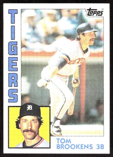 1984 8004A Topps Tom Brookens Detroit Tigers #14 | eBay