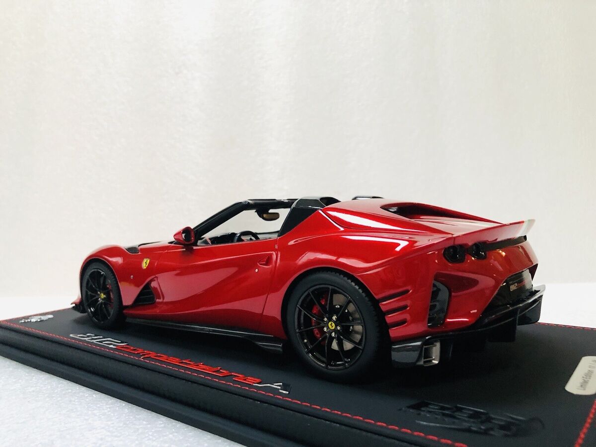 1/18 BBR Ferrari 812 Competizione Aperta Rosso Magma/Stripe 1/18 BBR Ferrari 812 Competizione Aperta Rosso Magma/Stripe
