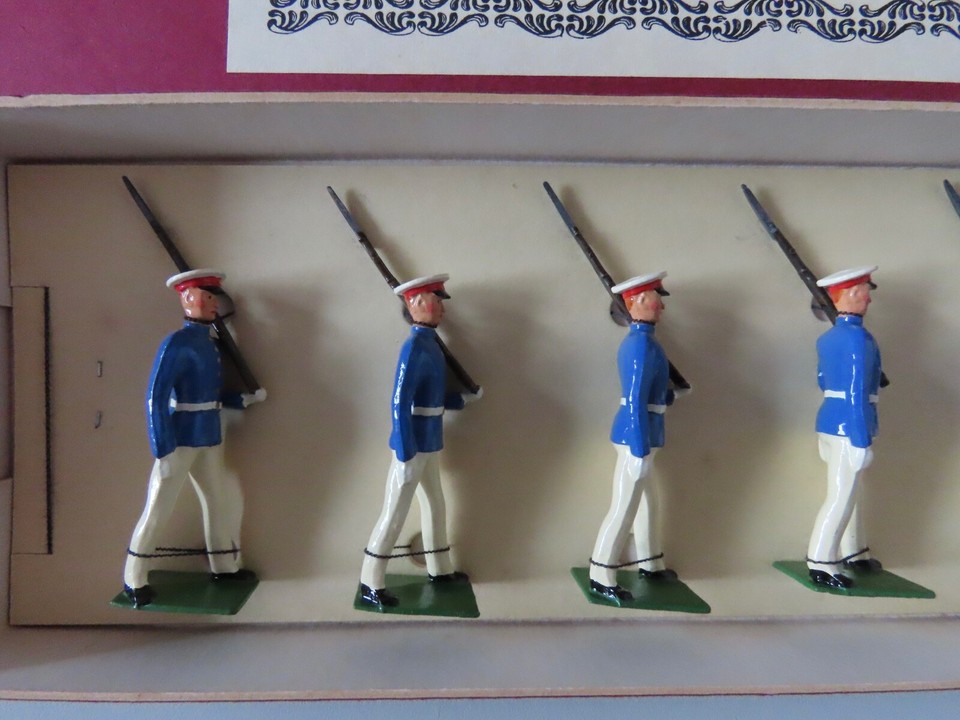 Repainted Britains Argentine Military Cadets Lead Toy Soldier Set, 54mm ...