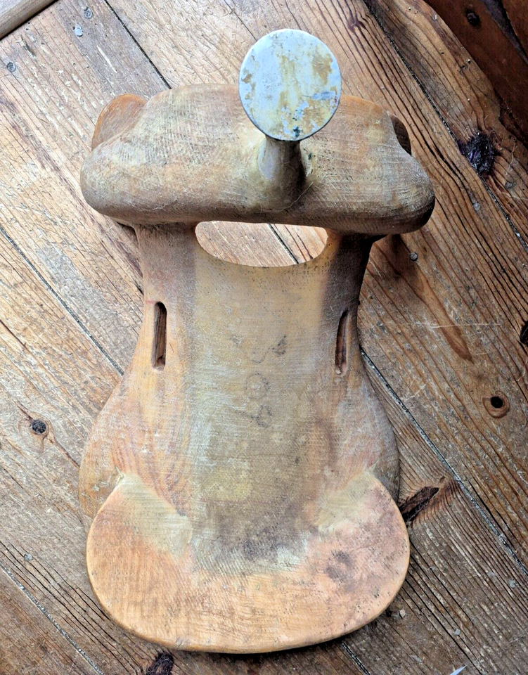 STEELE 14" Western Saddle Tree Yellow Pine Rawhide Wrapped 7" Gullet ...