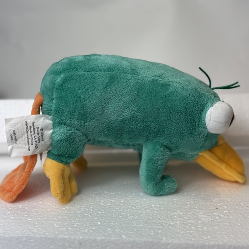 Disney Store PERRY THE PLATYPUS Plush Toy Phineas & Ferb Stuffed Animal ...