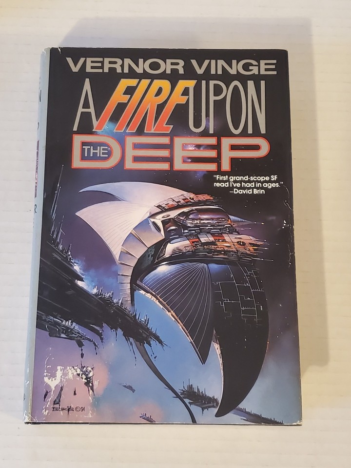 A Fire Upon the Deep, by Vernor Vinge (1992) 9780312851828| eBay