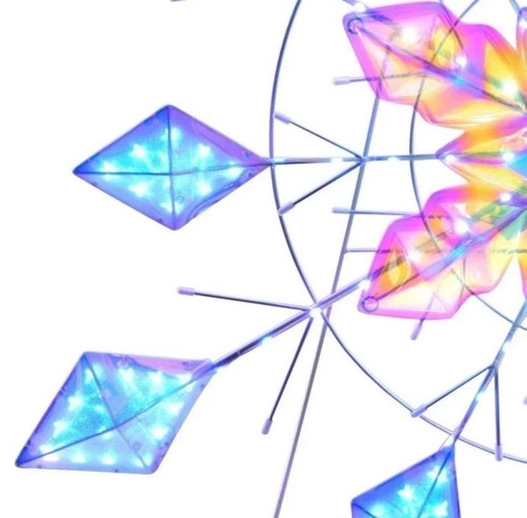 Member's Mark 48" Pre-Lit Color-Changing Snowflake | eBay