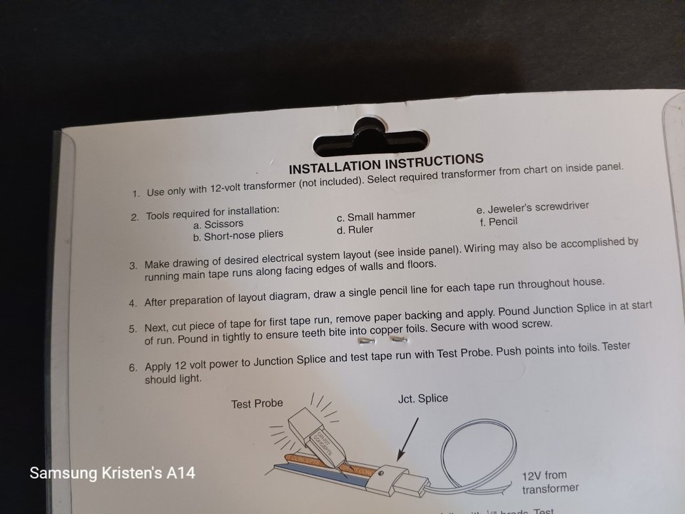 Dollhouse Miniature Basic Wiring Kit by Cir-Kit Electrical | eBay