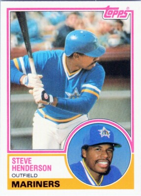 1983 Topps Traded #42T Steve Henderson Seattle Mariners | eBay