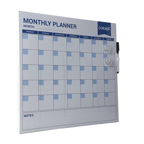 Monthly Planner Magnetic Whiteboard Memo Board Work Office Home Plan ...