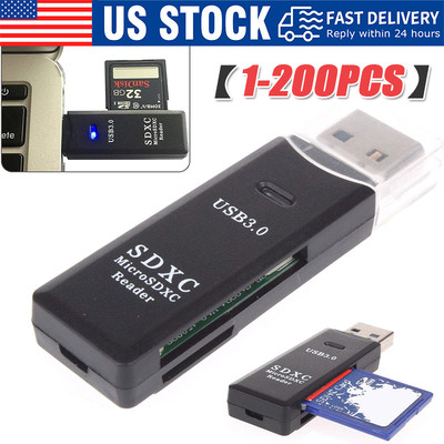 USB3.0 SD Card Reader for PC Micro SD Card to USB Adapter for Camera ...