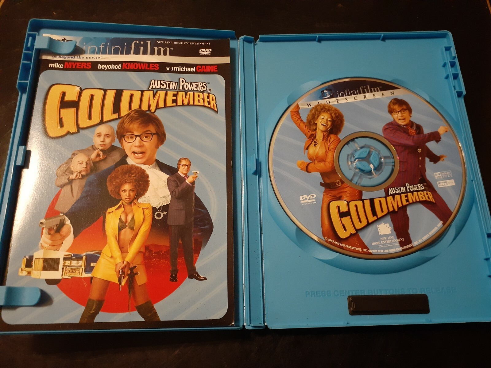 Austin Powers in Goldmember (DVD, 2002, Widescreen Infinifilm Series ...