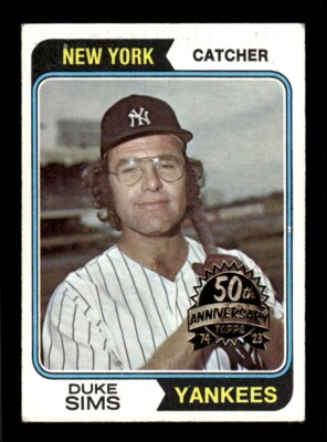 DUKE SIMS 2023 TOPPS HERITAGE 50TH ANNIVERSARY '74 BUYBACK STAMPED ...