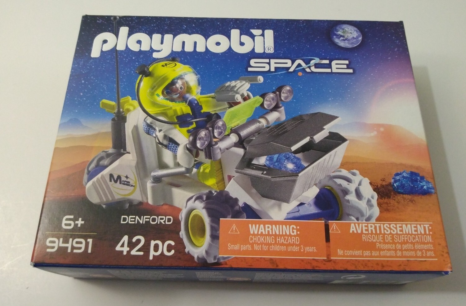 PLAYMOBIL Space Mars Rover Vehicle Model 9491 Denford Astronaut 42 ...