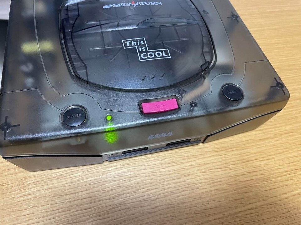 SEGA Sega Saturn Clear Skeleton Console HST-3220 Limited Color Tested ...