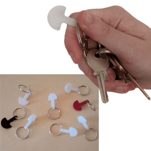 2 Shopping Trolley Keys new shape plus split rings per pack | eBay UK
