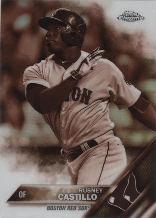 2016 Topps Chrome - Rusney Castillo #127 Sepia Refractor for sale ...