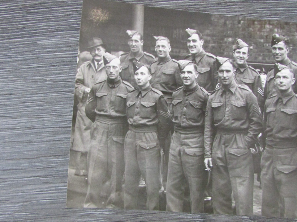 The British Army ww2 Wartime Football Team in Belfast Original Photo in ...