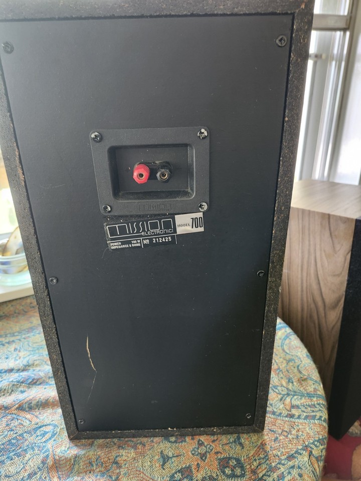 Mission Model 700 Bookshelf/Floor Speakers 100W 8 OHMS VG Condition | eBay