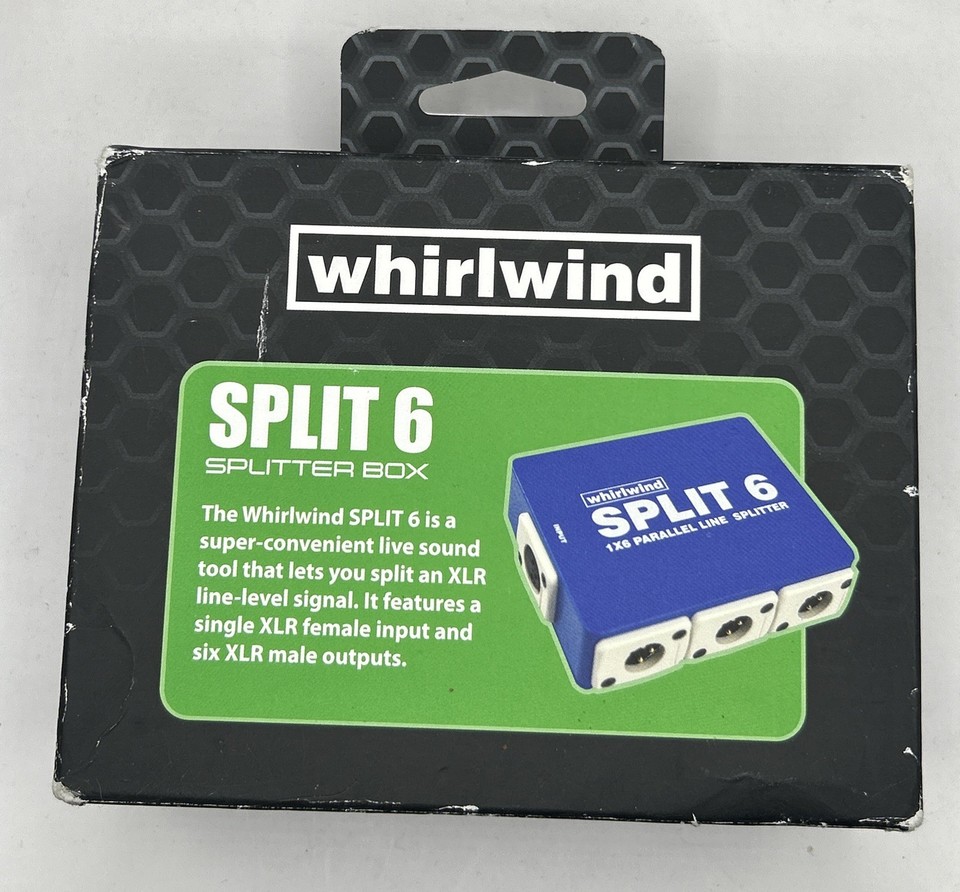 Whirlwind SPLIT6 - 1x6 Line Level Parallel Splitter 692465009393| eBay