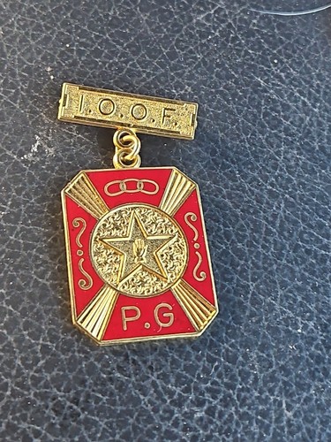 Vintage 50s Past Grand Noble Pin Independent Order Of Odd Fellows IOOF ...