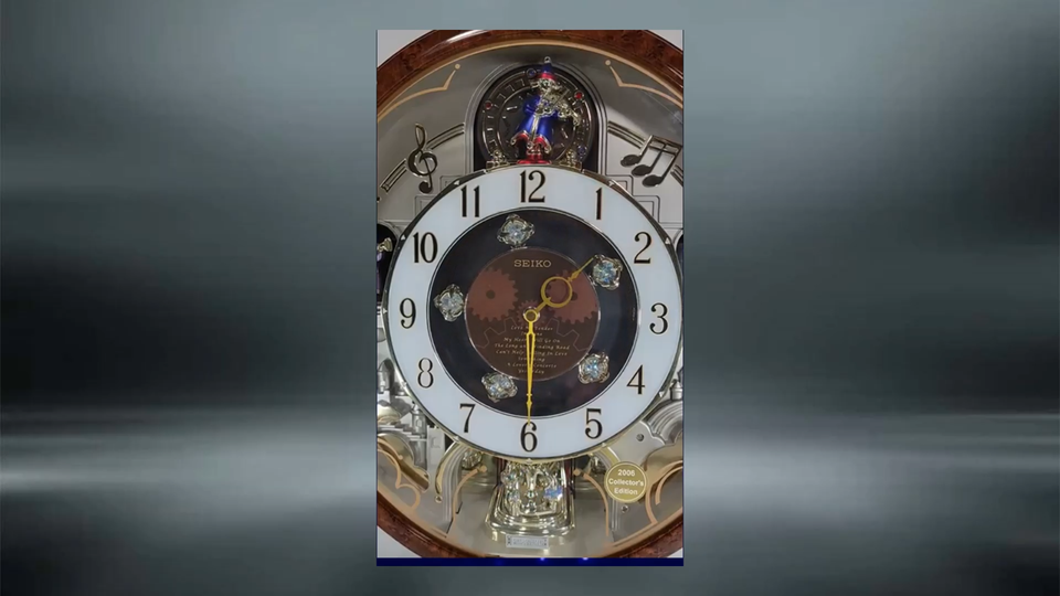 Amazing Seiko Melodies in Motion Clock QXM147BRH - 8 Melodies - 4 ...