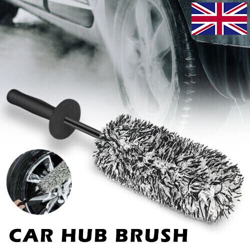 Microfibre Alloy Wheel Woolly Wand Wheel Brush Non Metal Car Washing ...