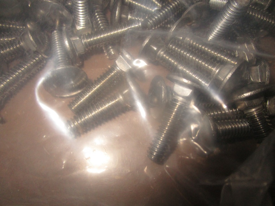 1/4-20 Carriage Bolts Stainless Steel 1 inch length 10 count | eBay