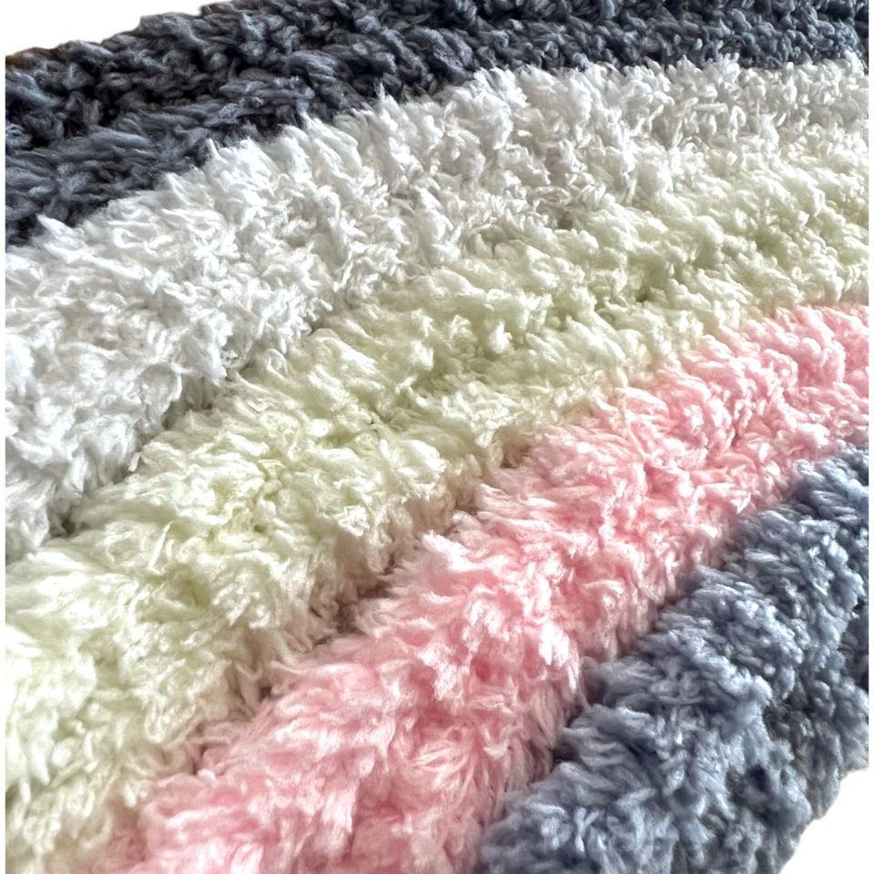 39.37 Inches Long Fluffy Pipe Cleaners Craft/Chenille Stems 12 Pcs in 6 ...