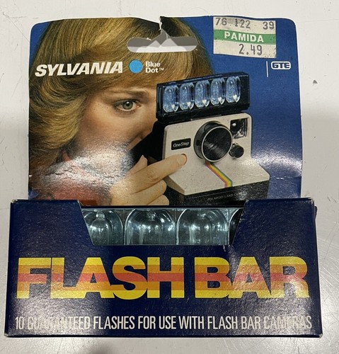 Sylvania Blue Dot Flash Bar for Polaroid Vintage 10 Flashes for Flash ...