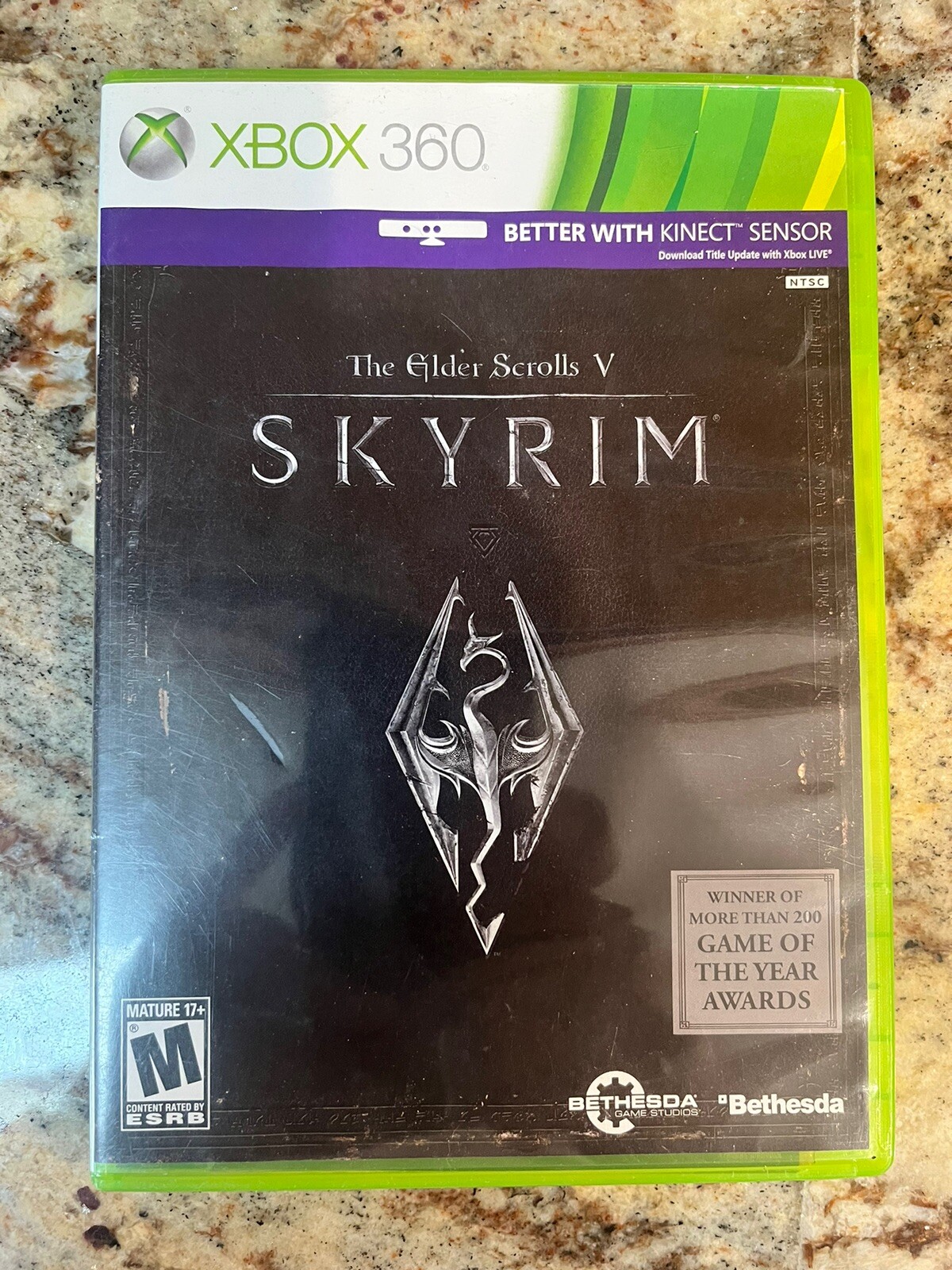 The Elder Scrolls V: Skyrim-Xbox 360-Complete With Map & Manual-(Pre ...