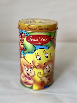 Santa Edwiges Animal Cookies 2005 Collectible Tin Coin Bank 6” Ht | eBay