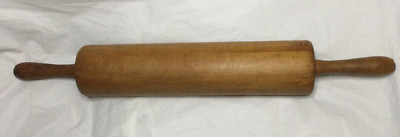 ROLLING PIN Vintage 25" Long 11" Around All Wood Wooden Ball Bearings ...