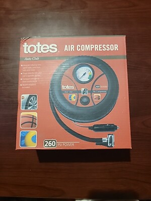 Totes Auto Club Portable Tire Air Compressor 260 PSI | eBay