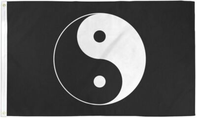 New Ying Yang 3ft x 5ft Flag with Metal Eyelets 100D 883714017270| eBay