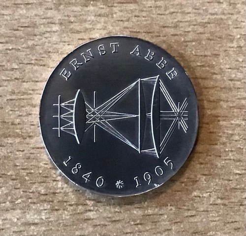 GDR 20 Mark 1980 Ernst Abbe Silver Stg | eBay