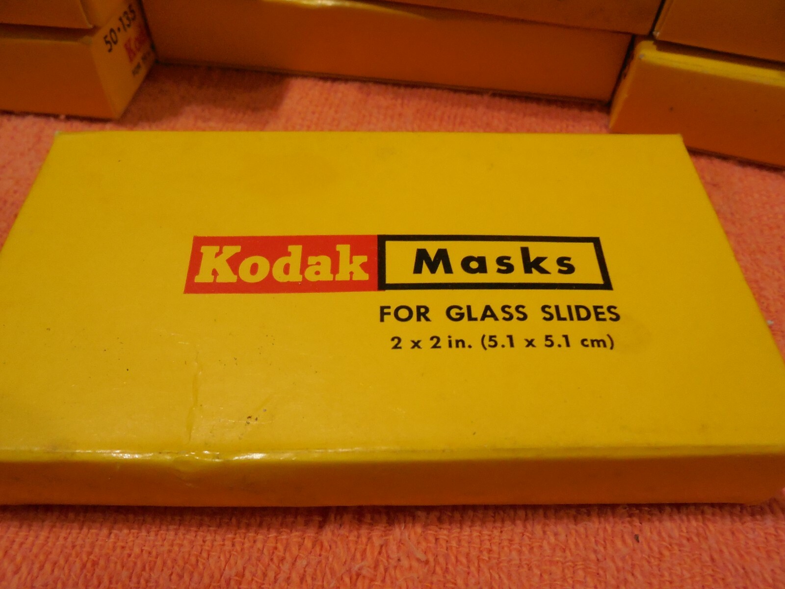 Kodak Masks for 2x2 Glass Slides-22 boxes, some with wear, most ...
