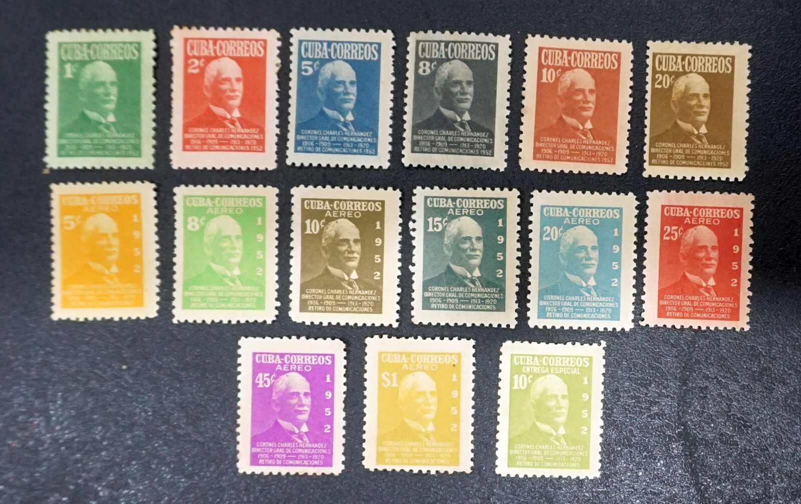 sCUBA Sc# 484-489 C63-C68 C70 C72 E17 CHARLES HERNANDEZ Y SANDRINO 15v ...