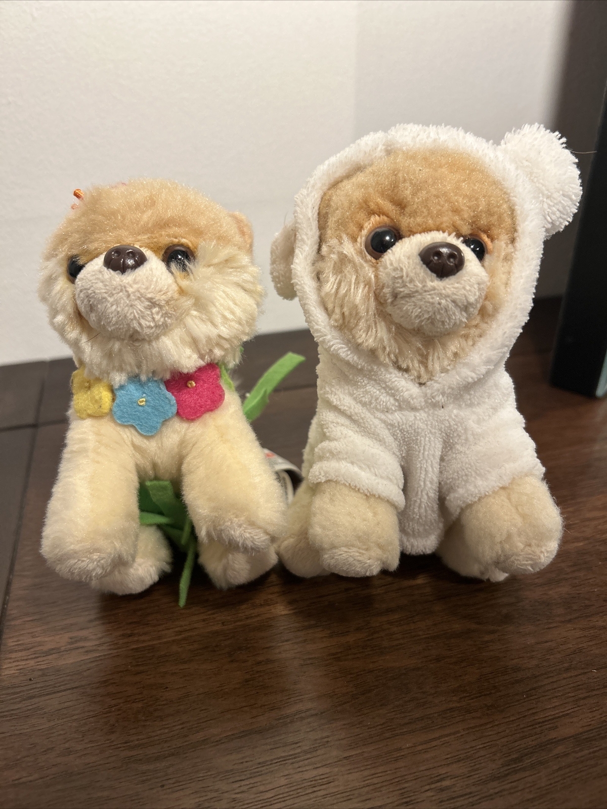 Gund Itty Bitty Boo #009 Bear Suit Pomeranian puppy Soft Toy Dog Plush ...