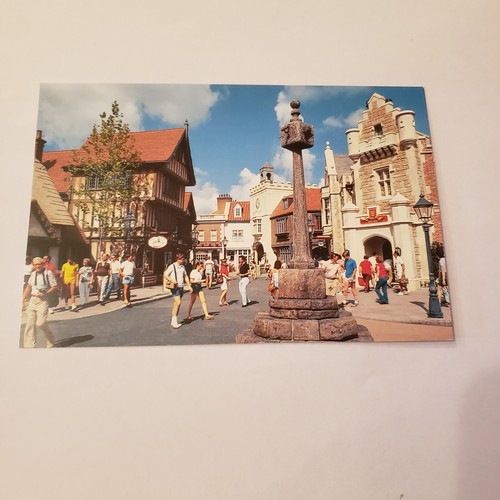 Vintage Epcot Center Postcard United Kingdom Showcase 82 Walt Disney ...
