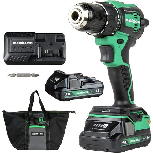 18V MultiVolt Cordless Brushless Hammer Drill Kit, Compact Power Drill ...